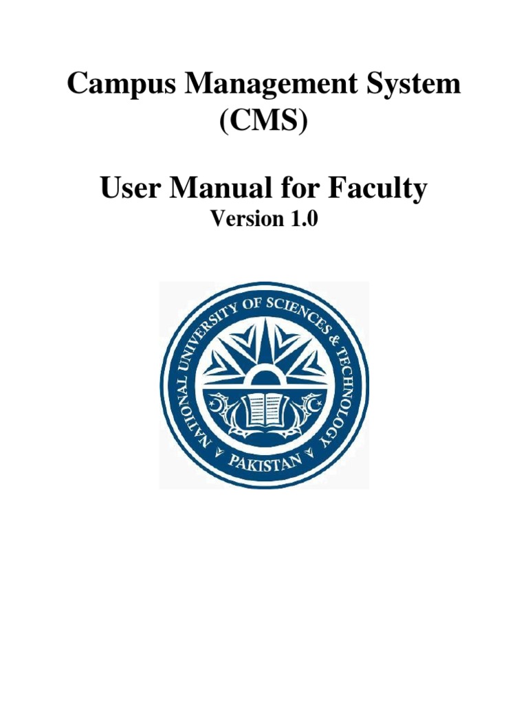 Faculty Manual CMS | PDF | Software | Computing