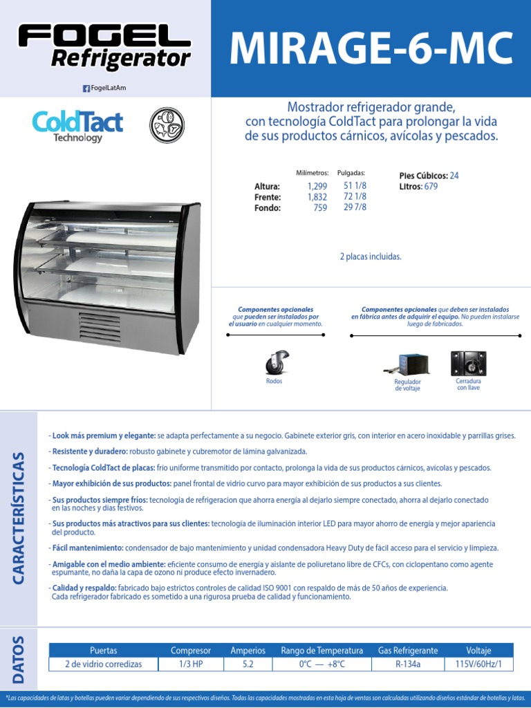 Refrigerador Grande con Tecnología ColdTact | PDF | Refrigerador ...