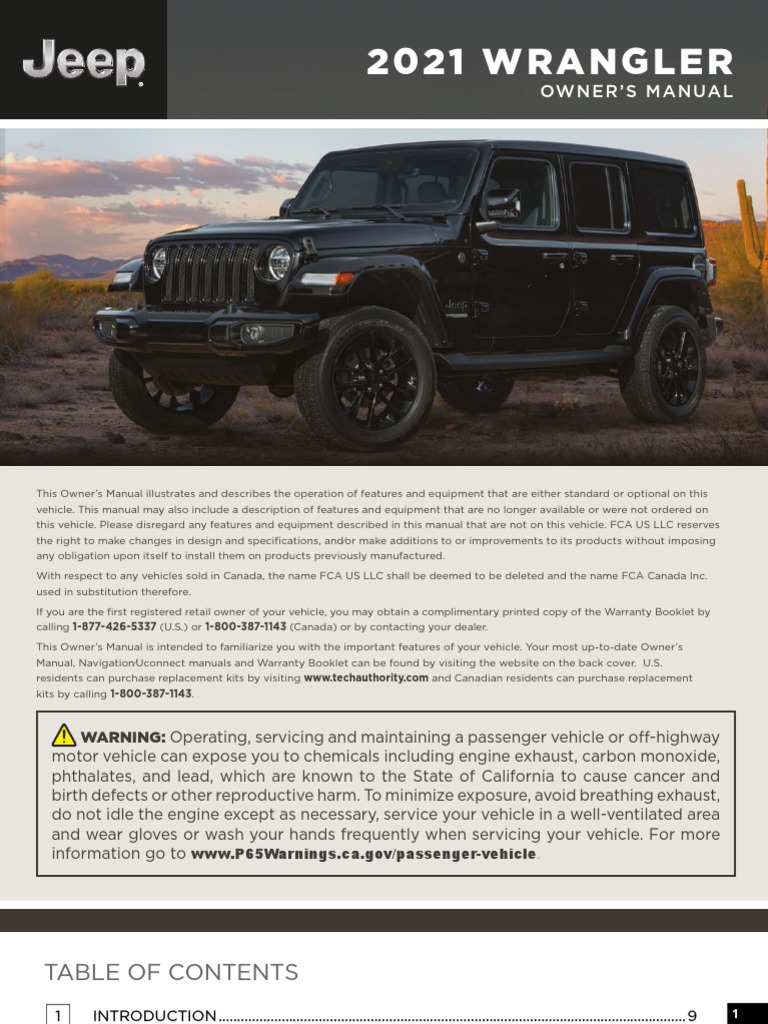 2021 Jeep Wrangler 46 | PDF | Motor Vehicle | Vehicle Technology