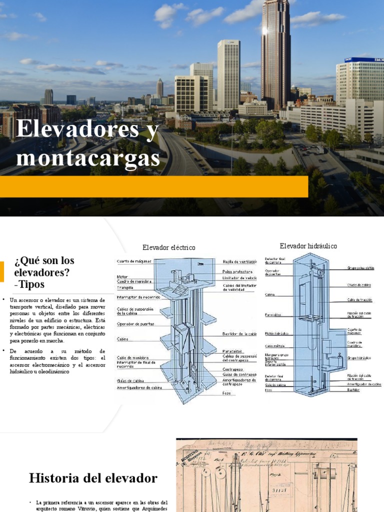 Elevadores y Montacargas | Descargar gratis PDF | Ascensor | Máquina elevadora
