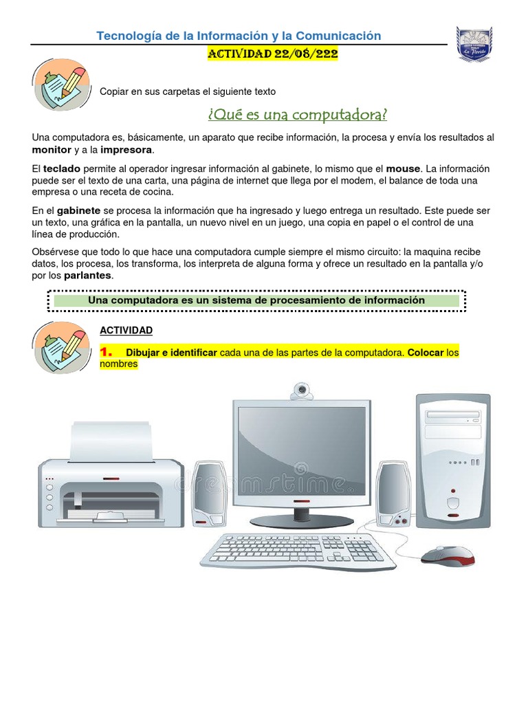 4º AÑO Computadoras | PDF