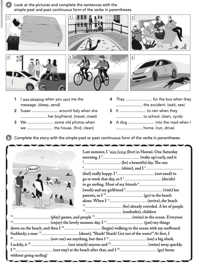 Past Continuous | PDF