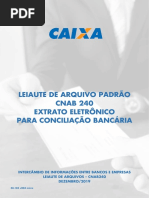 Layout Santander 240 82 Extrato Eletronico | PDF | Brasil | Economias