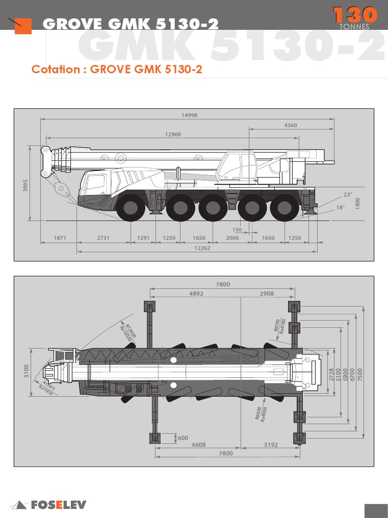 130T Grove GMK 5130 2 | PDF | Économie | Grandeur physique
