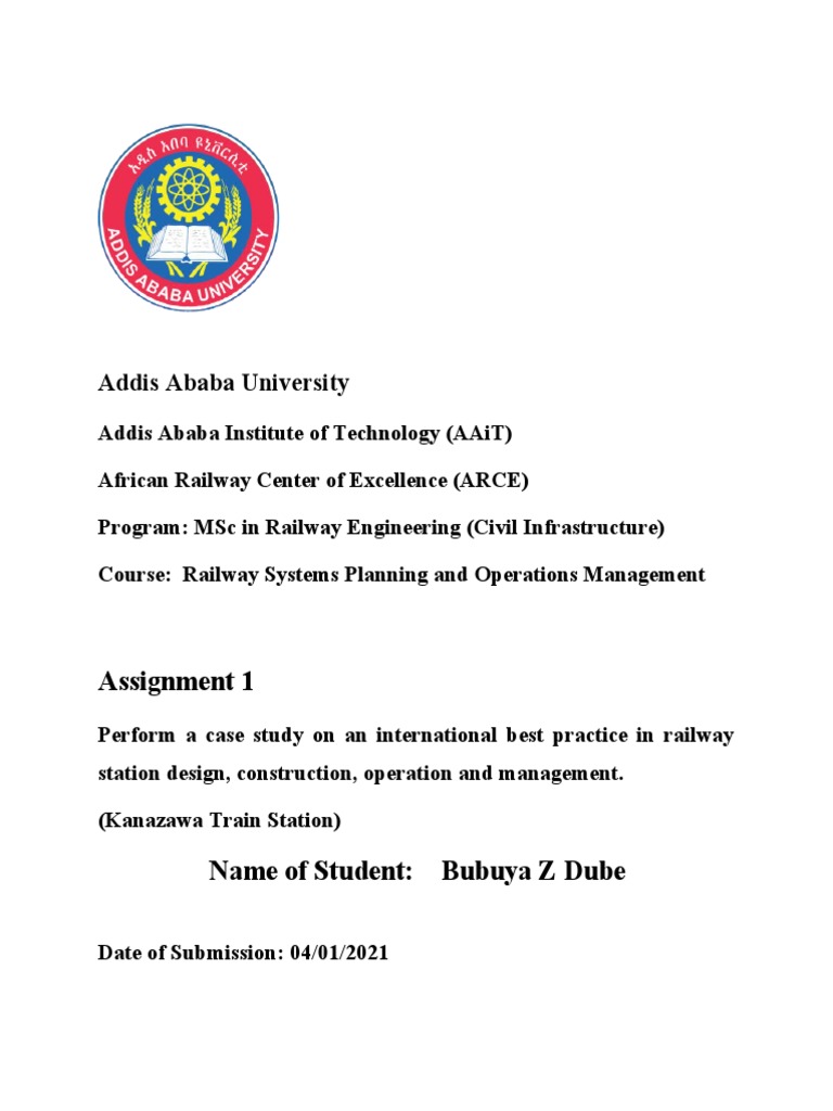 Railway Station Case Study | PDF | Transport | City