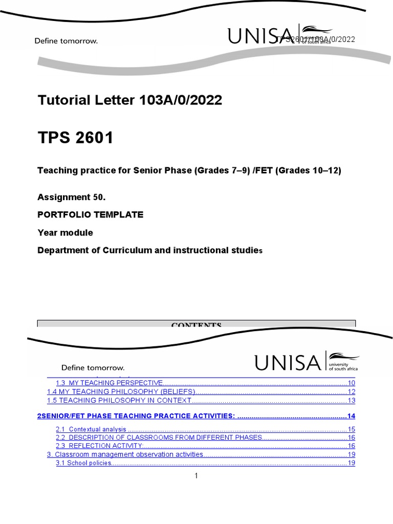 Tut Letter 103 Word Document | Download Free PDF | Teaching Method ...