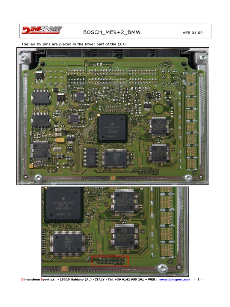 Bosch Me9+2 BMW 1033 | PDF