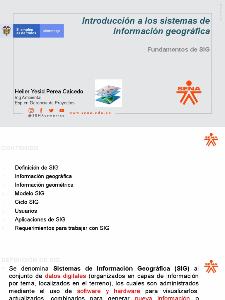 Introducción a Modelos de SIG | PDF | Sistema de información geográfica ...