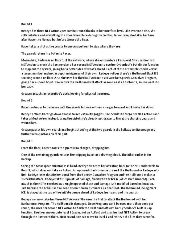 Netrunning Tactics in Cyberpunk Red | PDF | Games & Activities | Computers