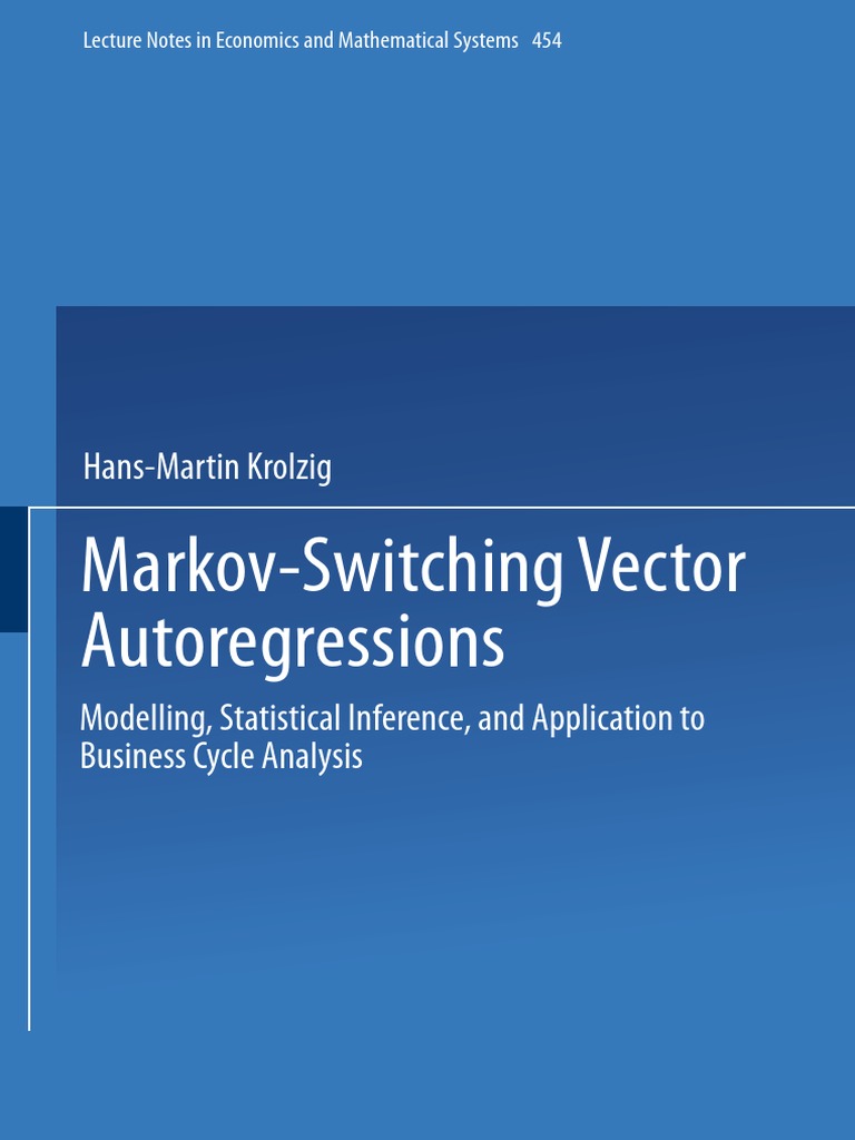 Ms Var Libro | PDF | Vector Autoregression | Time Series Ms Var Libro | PDF | Vector Autoregression | Time Series