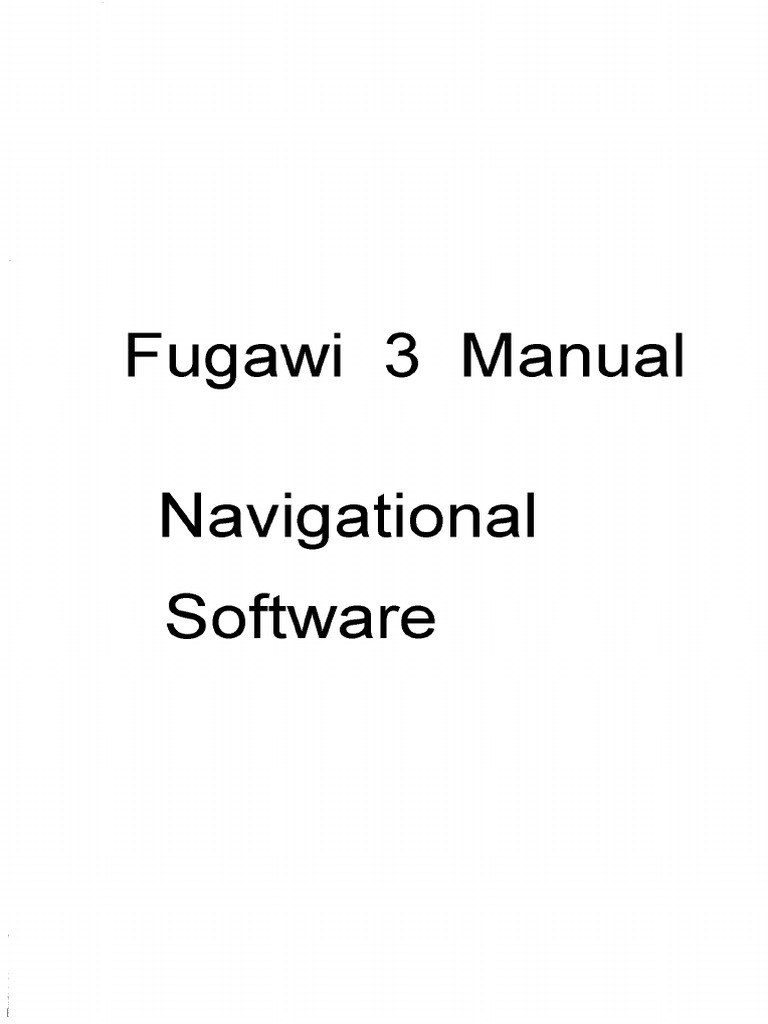 Fugawi 3 Manual | PDF
