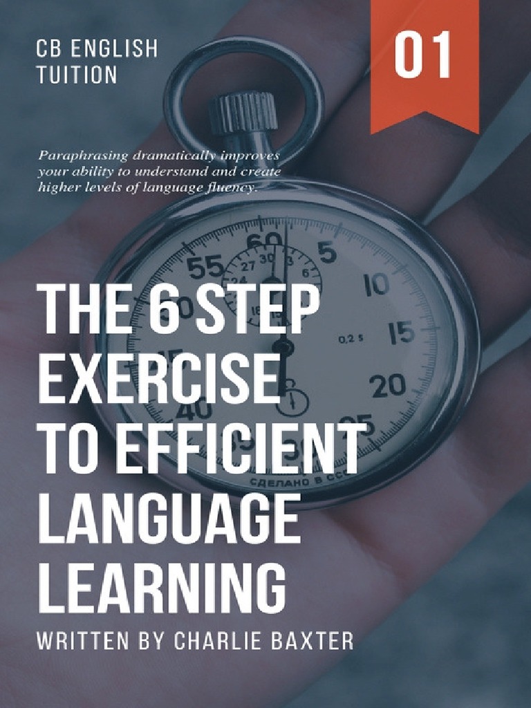 The Six Step Exercise To Efficient Language Learning E-Book | PDF | Word | English Language