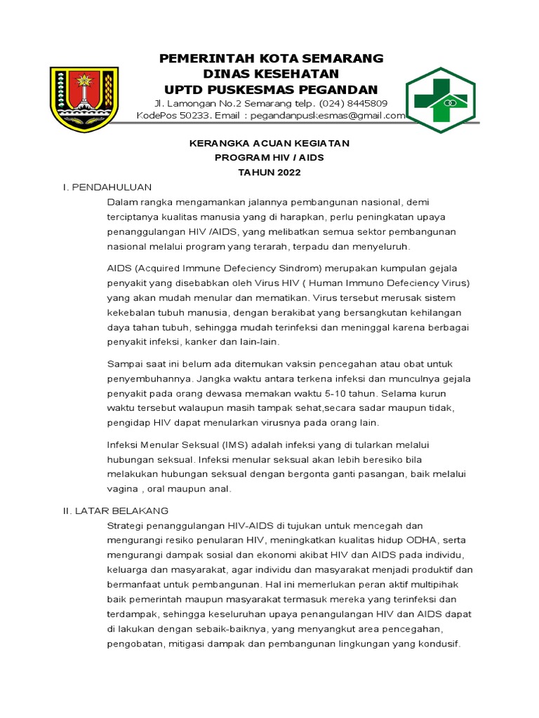 Kak Program Hiv Aids 2022 | PDF