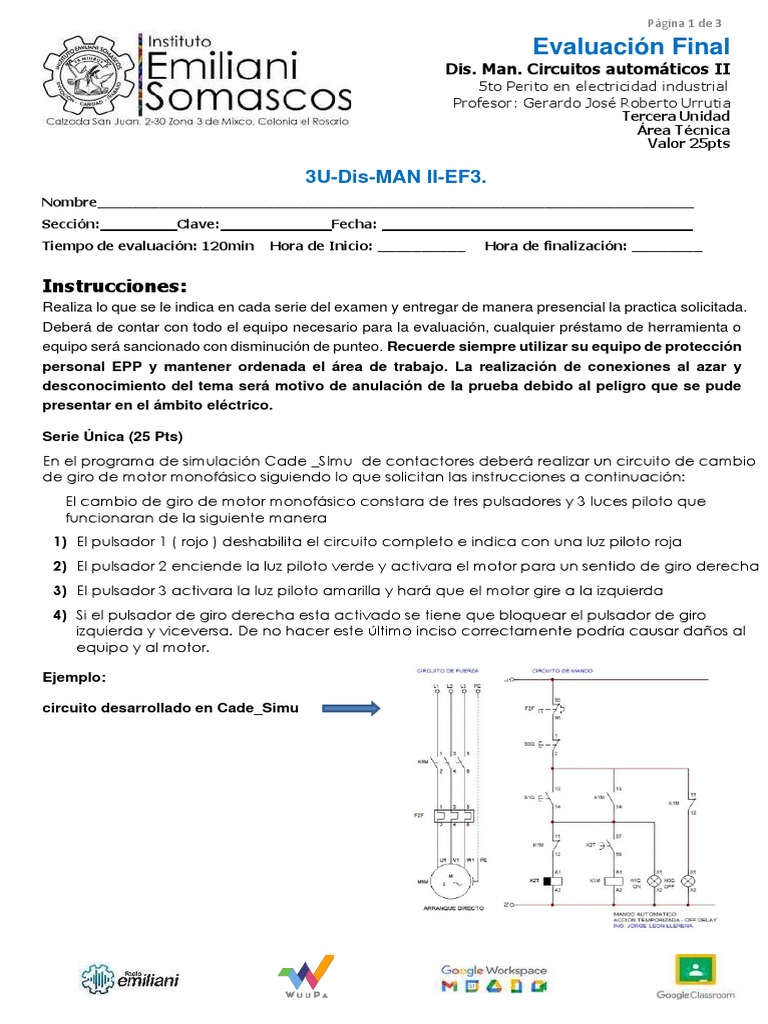 5to - Evaluacion Final - Dis - Man 2022. 3ra - Bi | PDF | Tecnología
