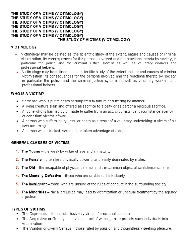 Understanding Victimology and Victims | PDF | Victimology | Victimisation