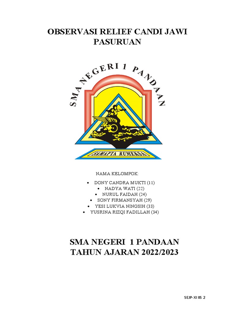 Observasi Relief Candi Jawi | PDF