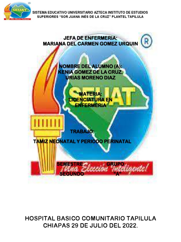 Tamiz Neonatal y Periodo Perinatal | PDF | Infantes | Parto