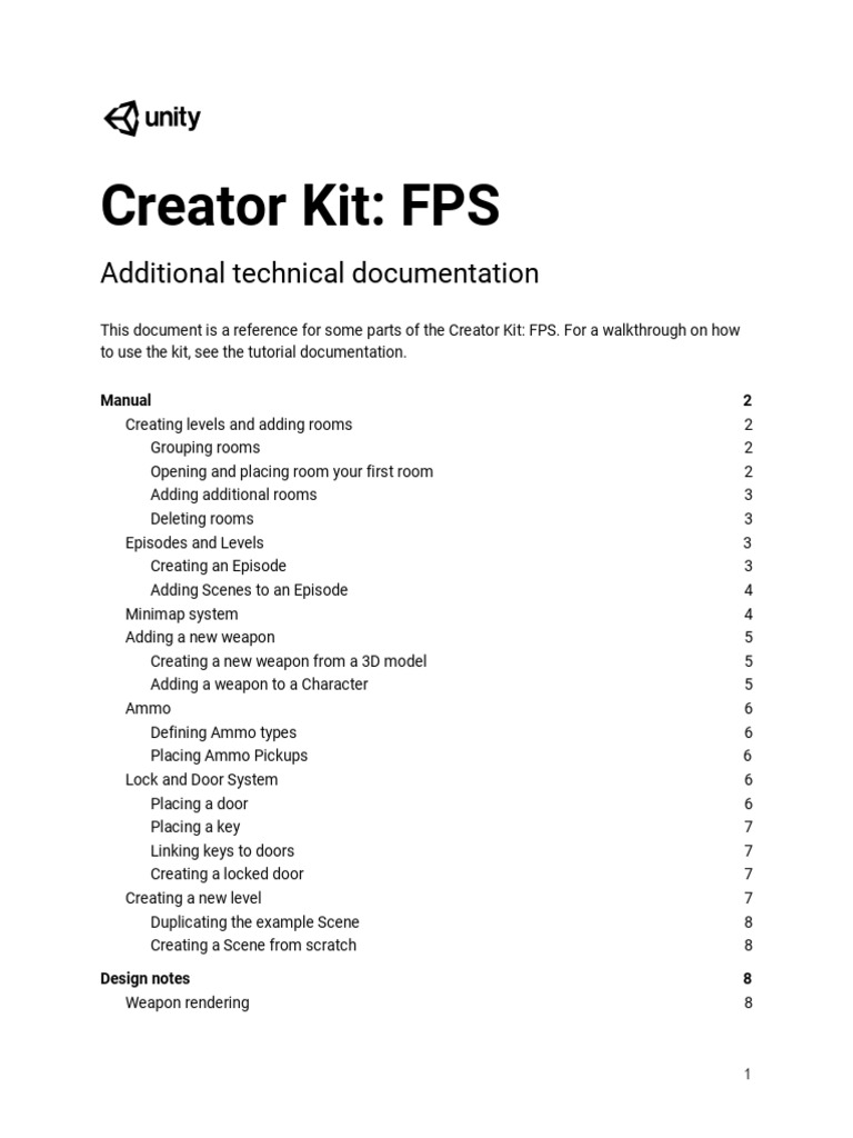 Creator Kit FPS - Manual | PDF | Computers