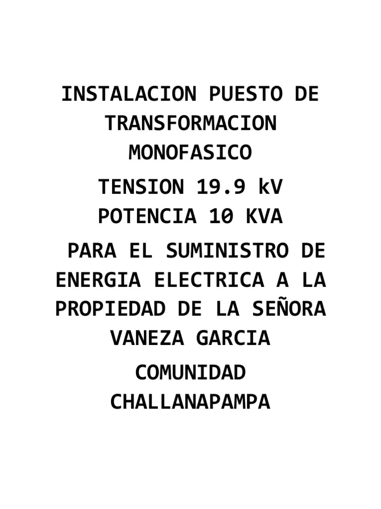 Diseño y Ejecucion de Un Proyecto Electrico | PDF | Energia electrica ... Diseño y Ejecucion de Un Proyecto Electrico | PDF | Energia electrica ...