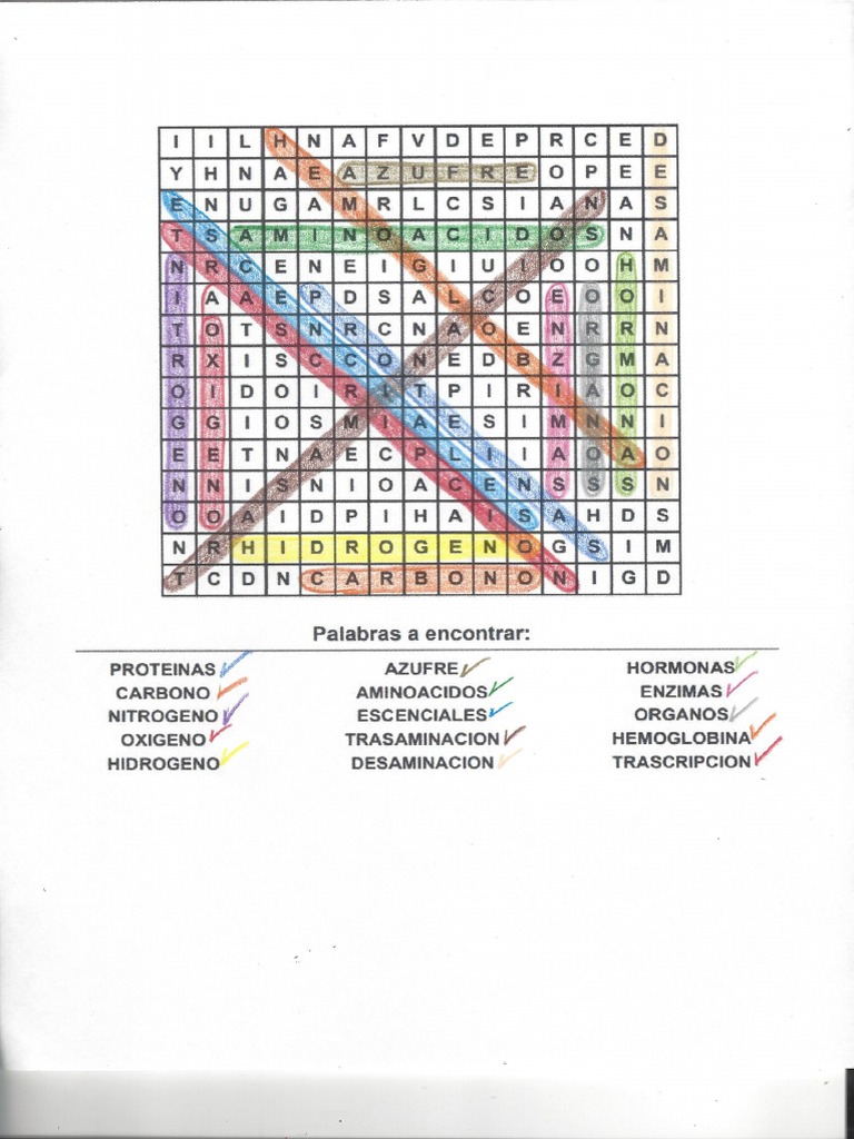 Sopa de Letras Quimica 11 Juan David Chate Castañeda 11-02 | PDF