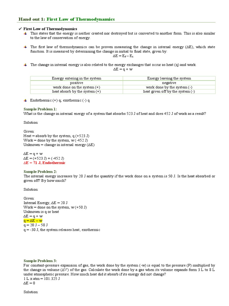 GenChem2 Handout | PDF | Reaction Rate | Chemical Reactions