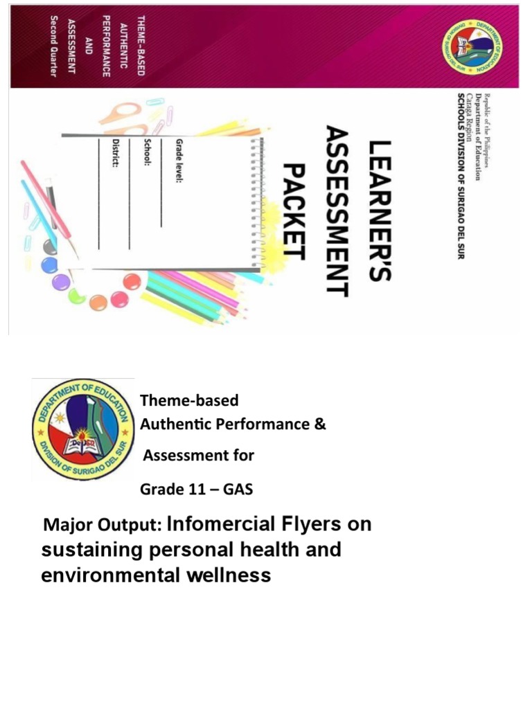 SET C - Learner's Assessment Packet - GAS Q1 | PDF | Rubric (Academic ...