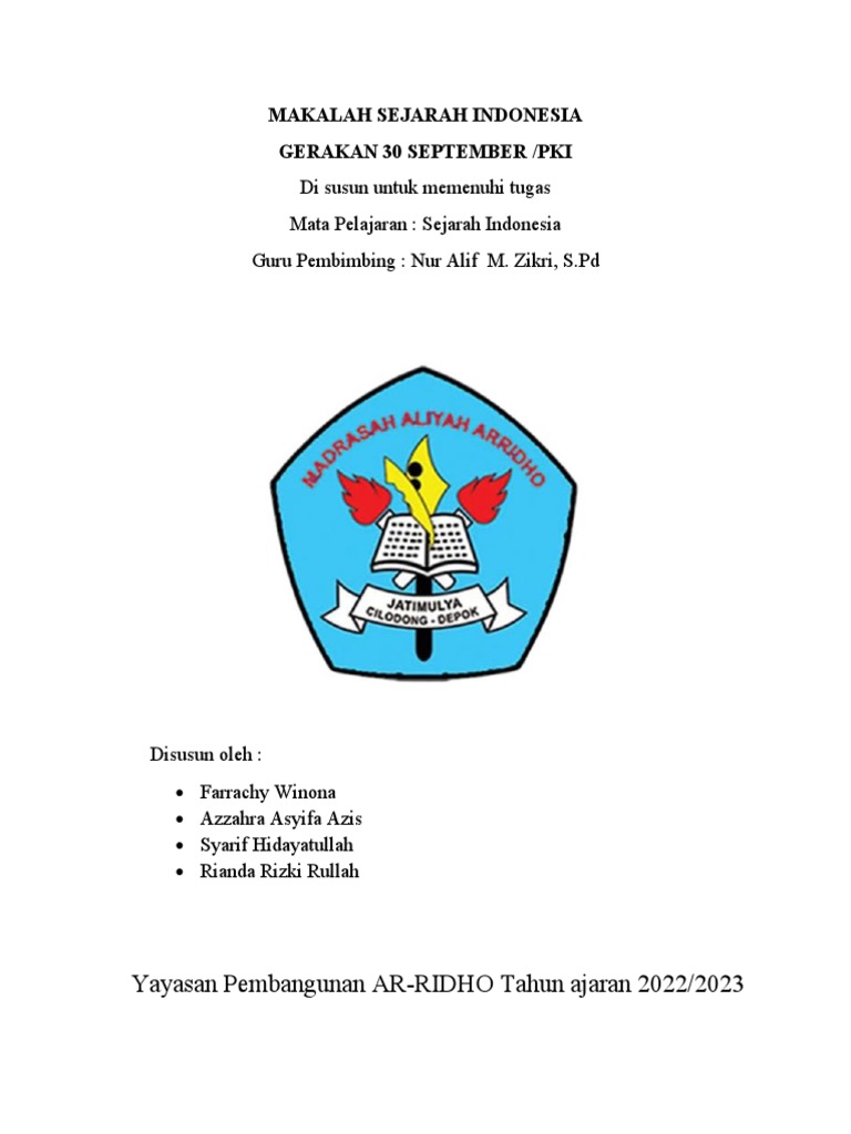 Makalah Sejarah Indonesia Pdf