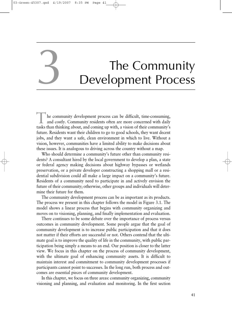 1 | PDF | Community | Community Organizing