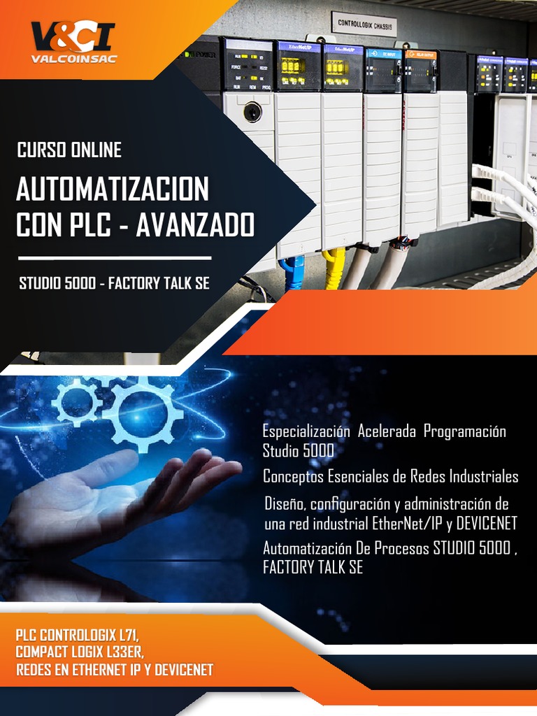 Curso PLC avanzado Studio 5000 FactoryTalk SE | PDF | Controlador ...
