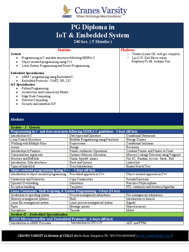 IOT and Embedded Systems | PDF | C++ | Internet Of Things