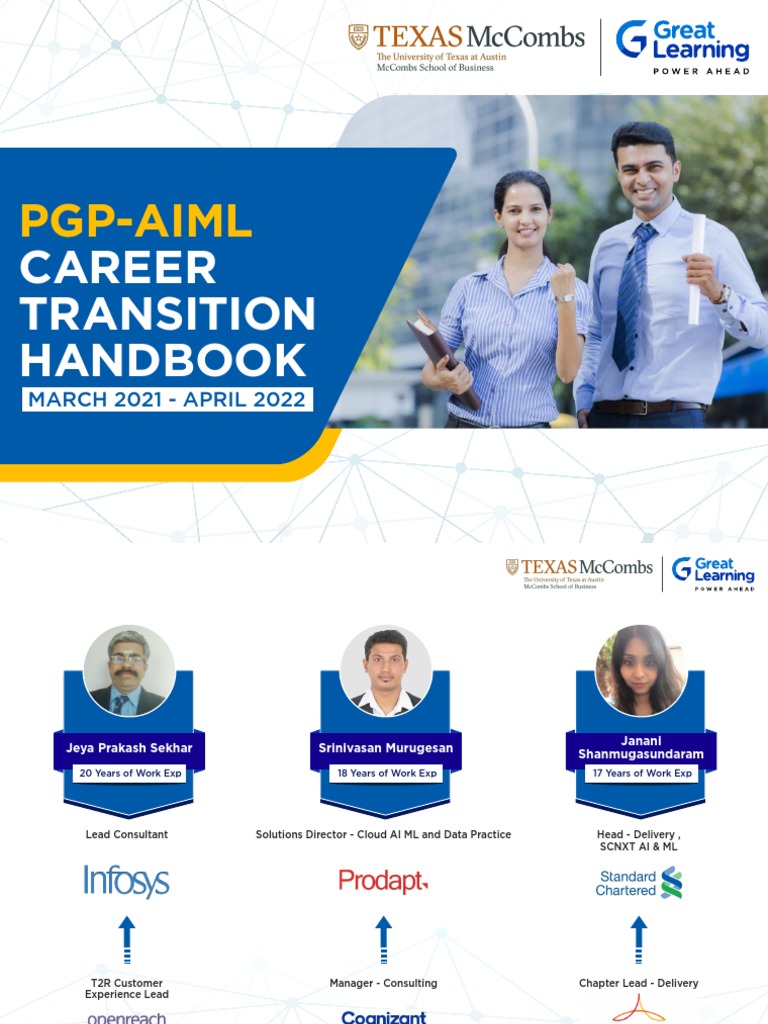 PGP-AIML Career Transition Handbook | PDF | Intelligence (AI ...