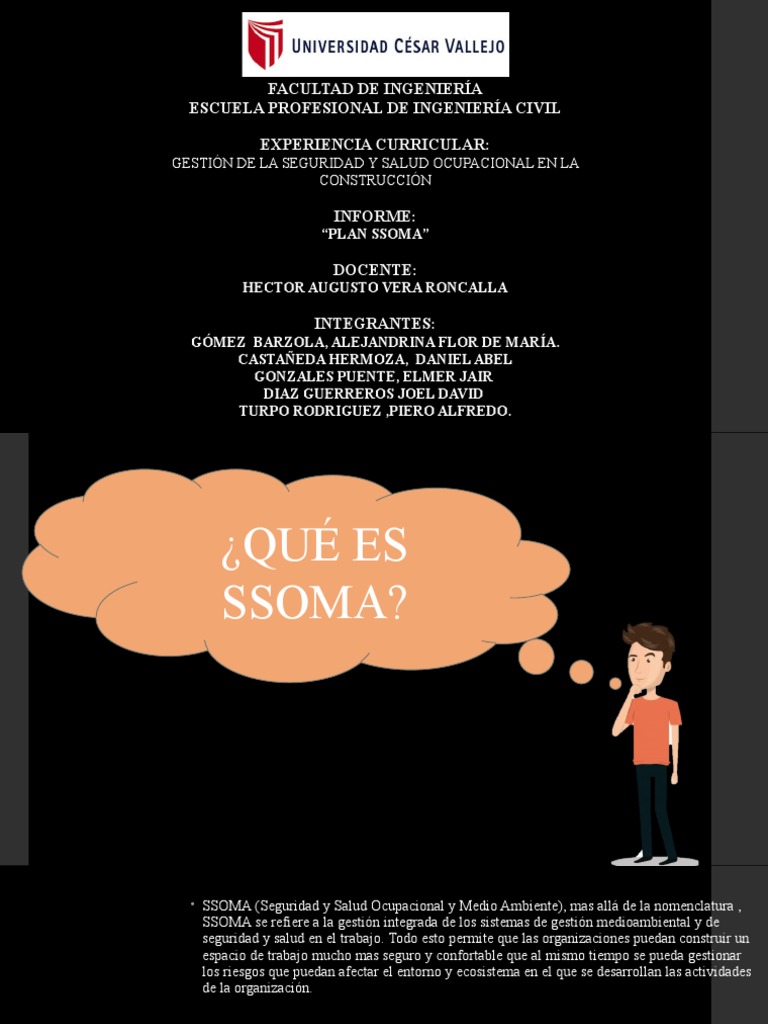 Ejemplo de Plan Ssoma | PDF | Seguridad y salud ocupacional | Valores