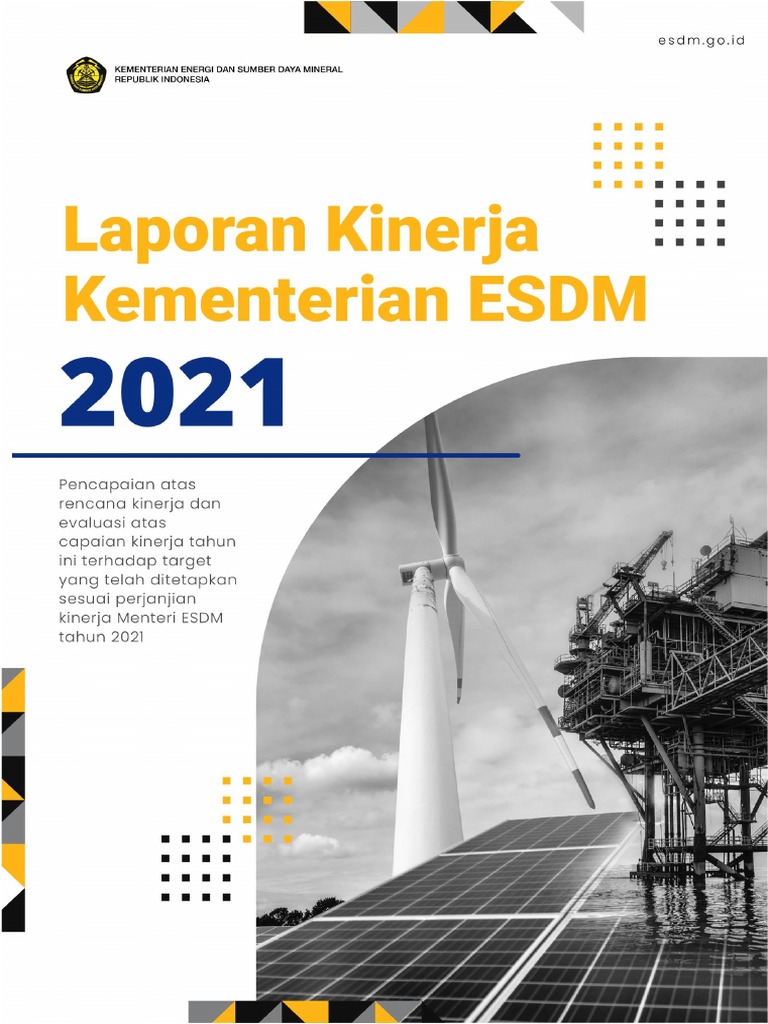 Content Laporan Kinerja Kementerian Esdm 2021 | PDF
