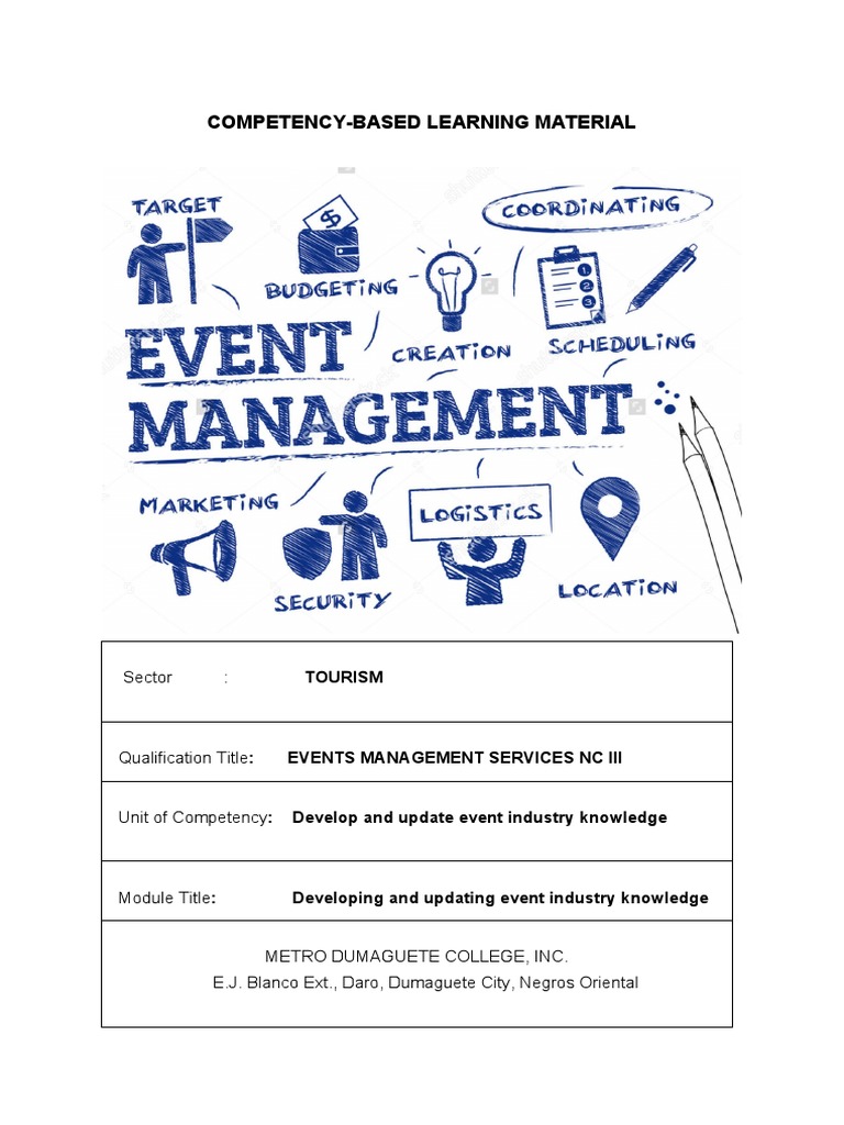 Competency-Based Learning Material: Sector: Tourism | PDF | Negotiation ...