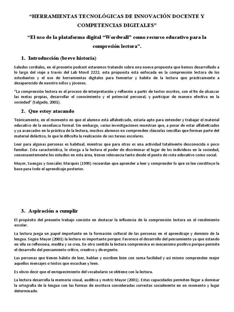 Notas 6 | PDF | Comprensión lectora | Aprendizaje