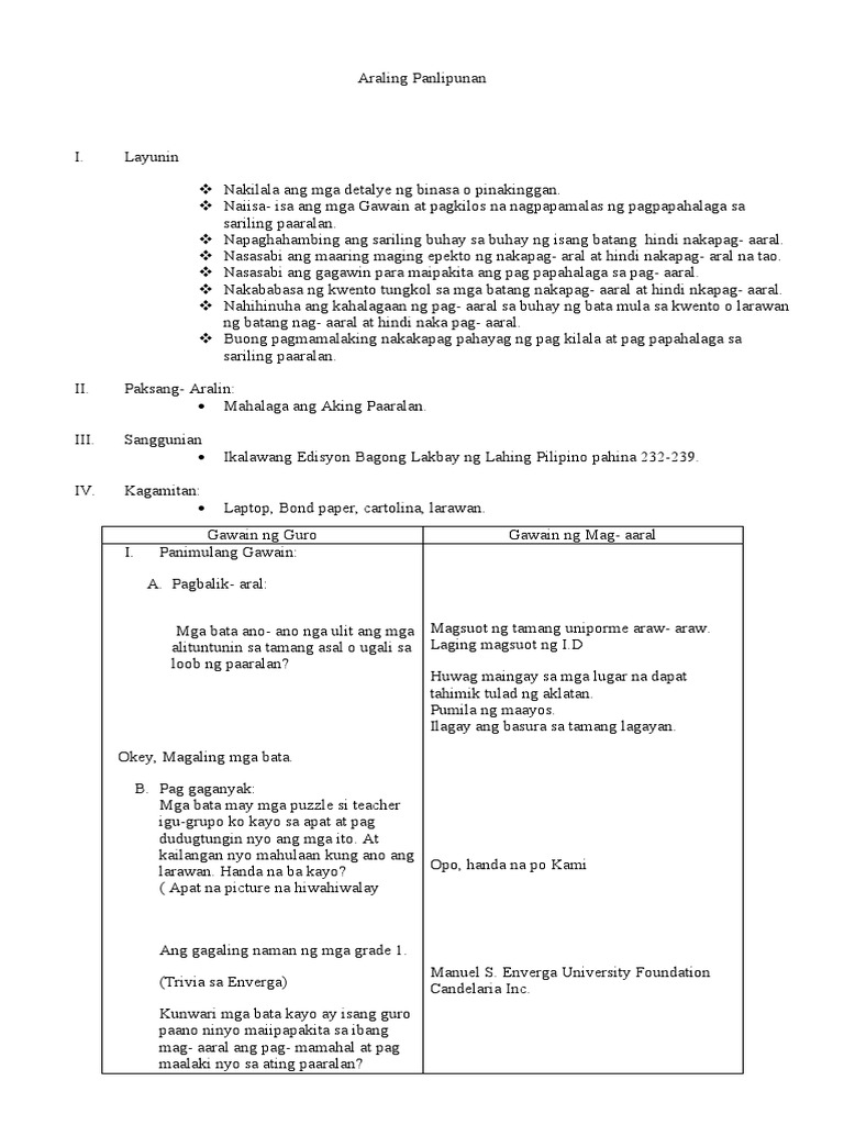 Araling Panglipunan | PDF