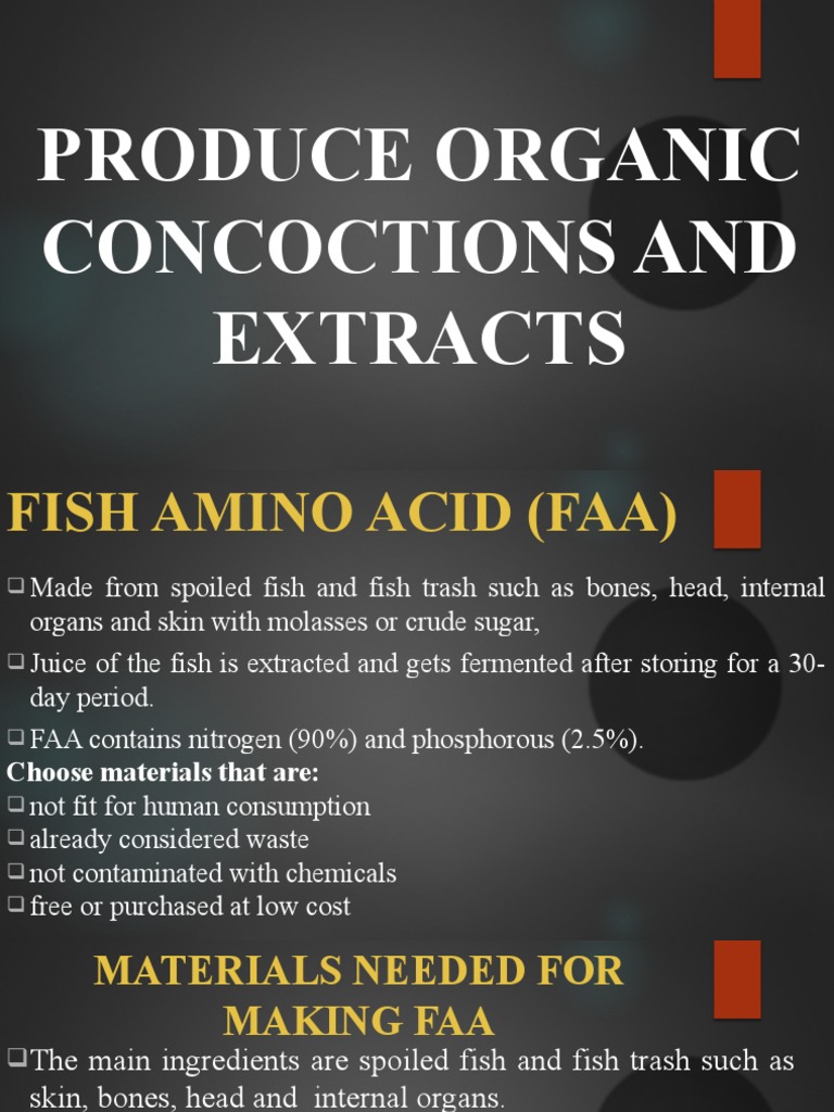 Produce Organic Concoctions and Extracts - 2 | PDF | Soil | Compost