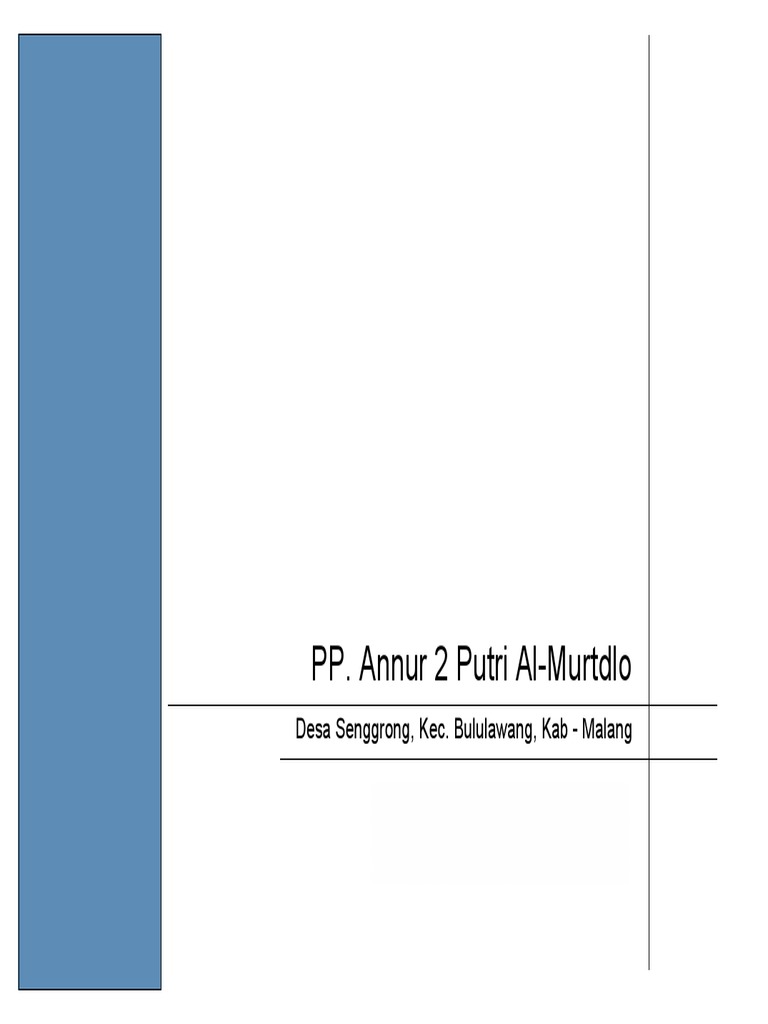 Revisi Annur 2 Al Murtadlo | PDF