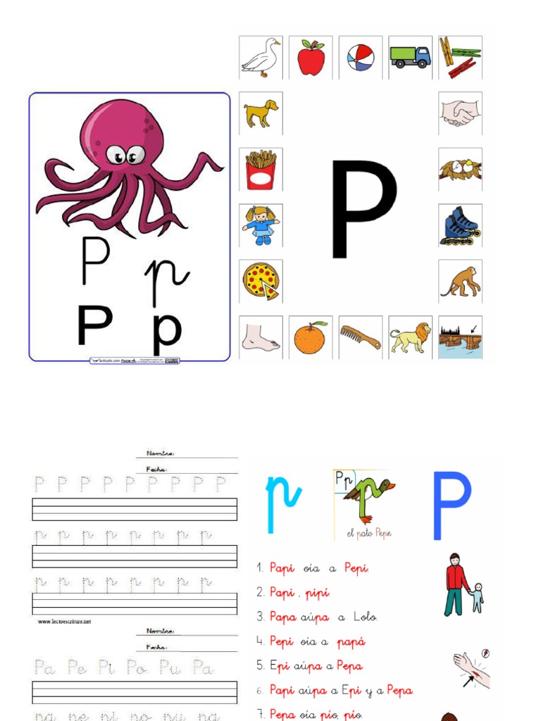Actividades Con P | PDF