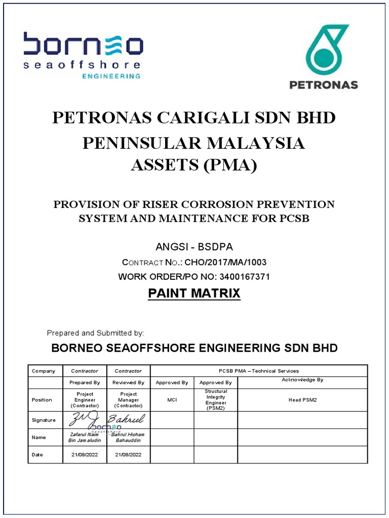 Paint Matrix ANGSI BSDPA - BSOE | PDF | Epoxy | Paint