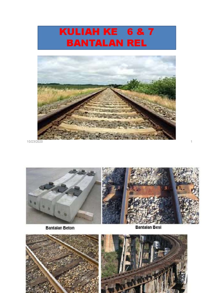 Jenis dan Fungsi Bantalan Rel Kereta | PDF | Teknologi & Rekayasa