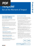 Rapid7 InsightVM Product Brief | PDF | Vulnerability (Computing) | Analytics