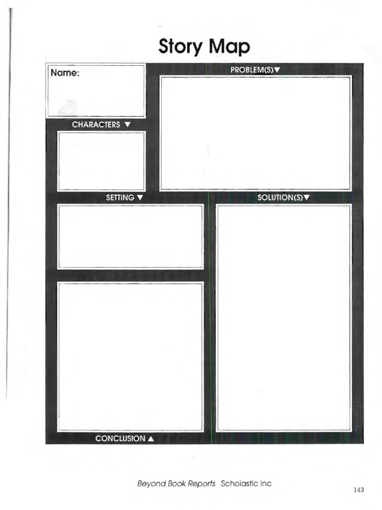 Story Map Worksheet Template | PDF