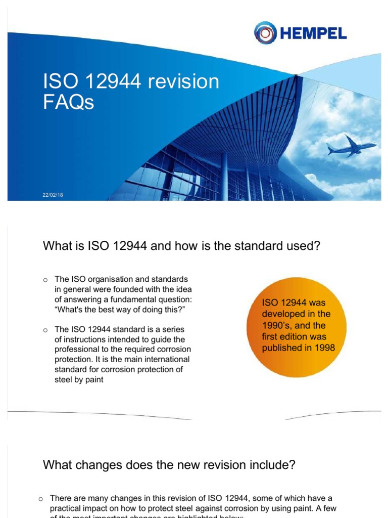 Hampel Iso-12944-Presentation | PDF | Corrosion | International Organization For Standardization