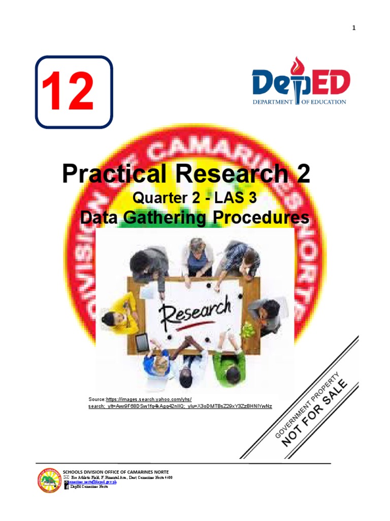 Practical Research 2: Data Gathering Procedures | PDF | Validity (Statistics) | Survey Methodology