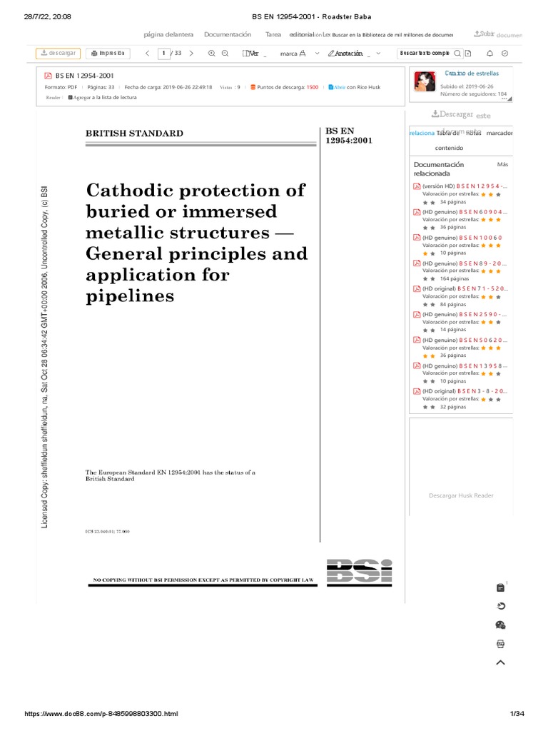 BS en 12954-2001 | PDF | Informática | Software