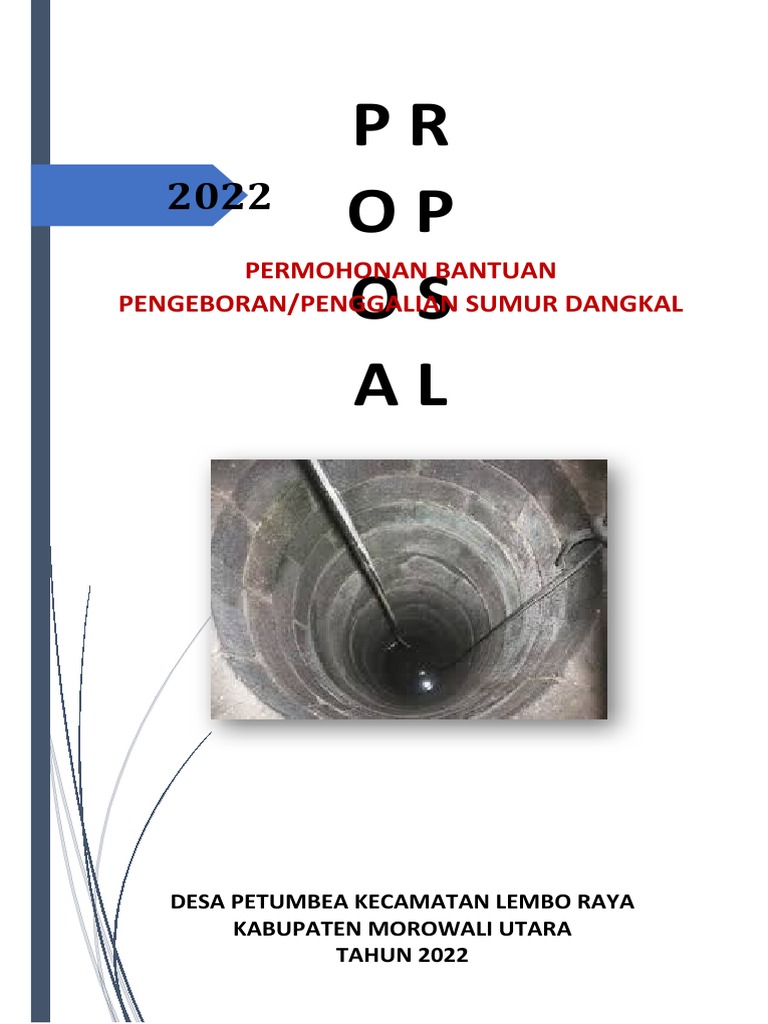 Proposal Sumur Gali | PDF