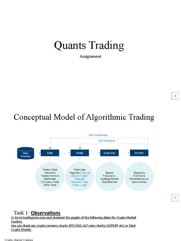 Quants Trading: Assignment | PDF | Analytics | Cryptocurrency