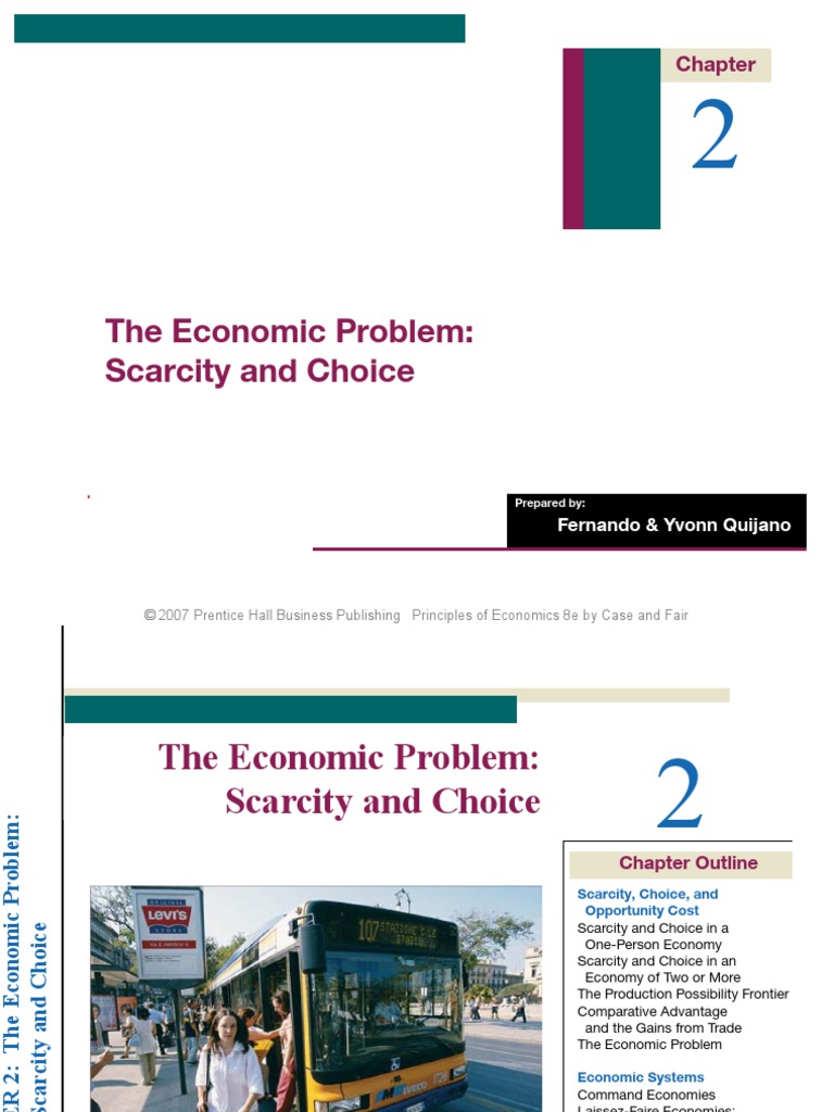1 Module 1 - PPT - Scarcity and Choice | PDF | Economic System | Economics