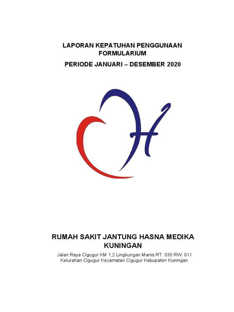 Laporan Kepatuhan Formularium 2020 | PDF